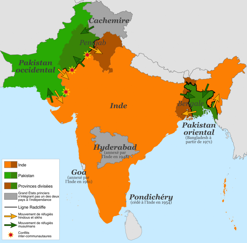 1947-2017 : les 70 ans de la Partition entre l’Inde et le Pakistan ...